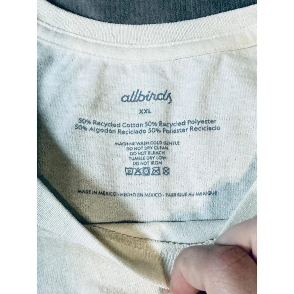 allbirds | Shirts | Nwt Allbirds Size Xxl Off White Short Sleeve Shirt ...